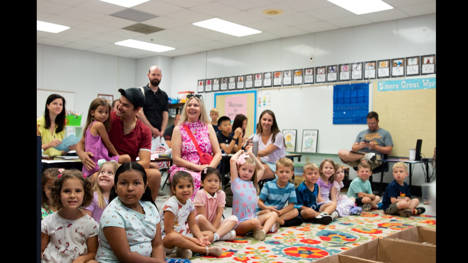 Kindergartners Take First Bus Ride